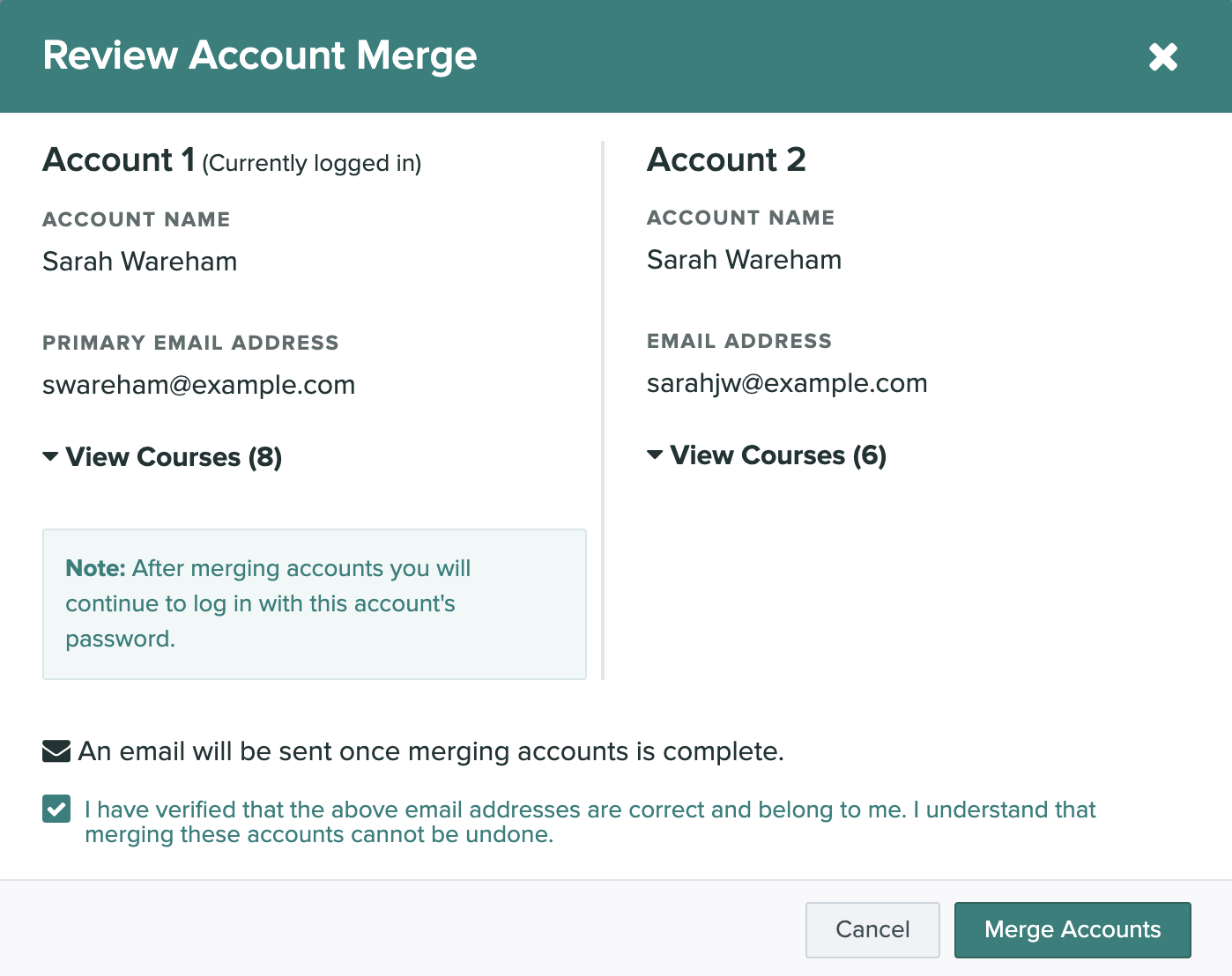 Merging Accounts and Unmerging Accounts – Gradescope Guides