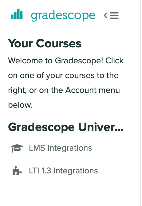Configuring Gradescope LTI 1.3 in Other LMSs – Gradescope Guides