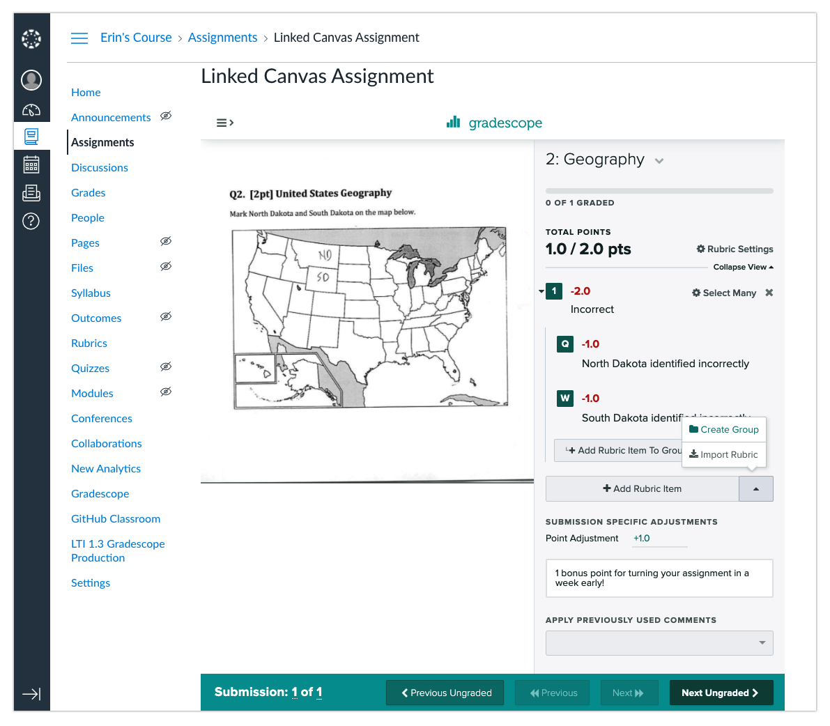 Using Gradescope LTI 1.3 with Canvas as an Instructor – Gradescope Guides